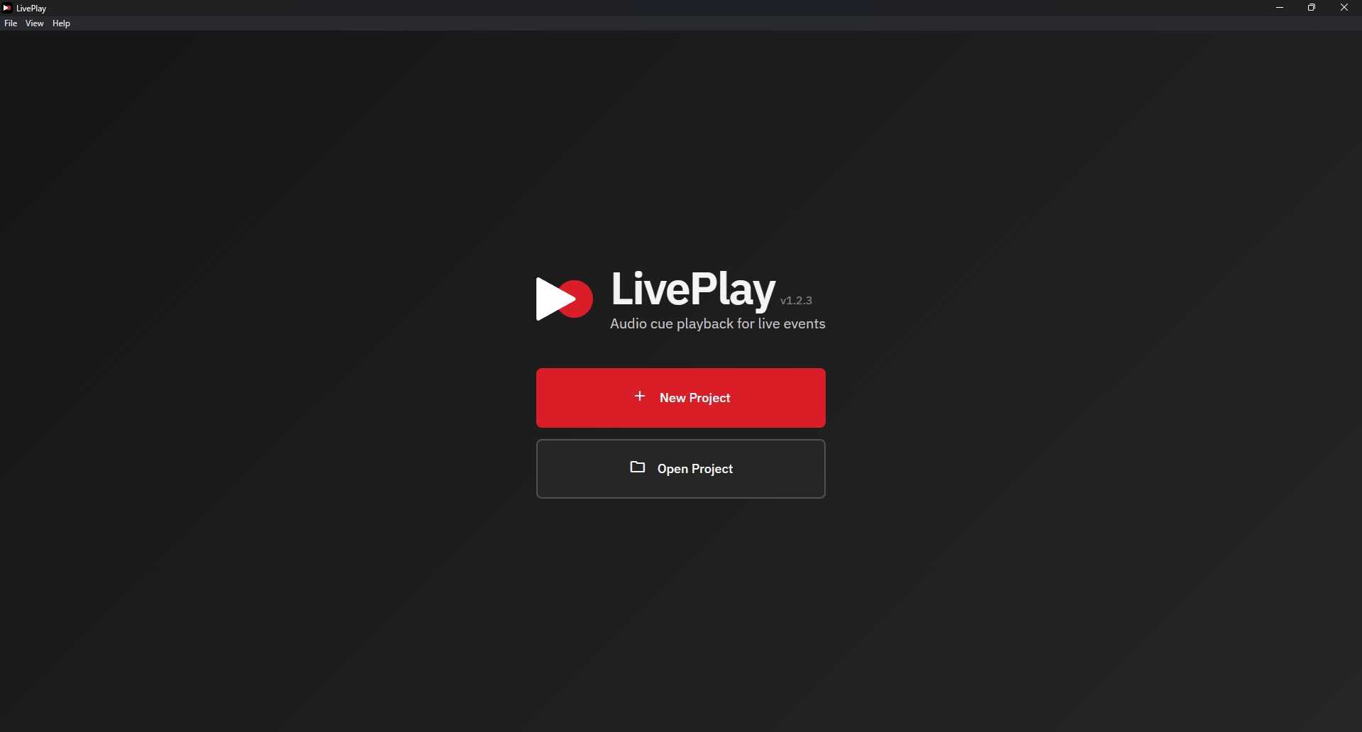 LivePlay - Audio Cue Playback for Live Events